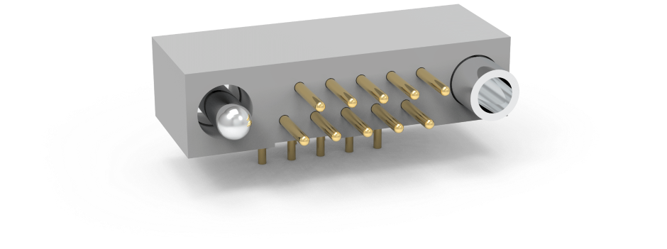 2 Row Right Angle Pth Pcb Connector Without Mounting Ears Plug Rm27