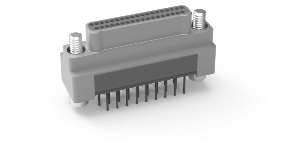 Nano D Metal Board Mount Pth Vertical Plug With Turning Hardware Nk2g