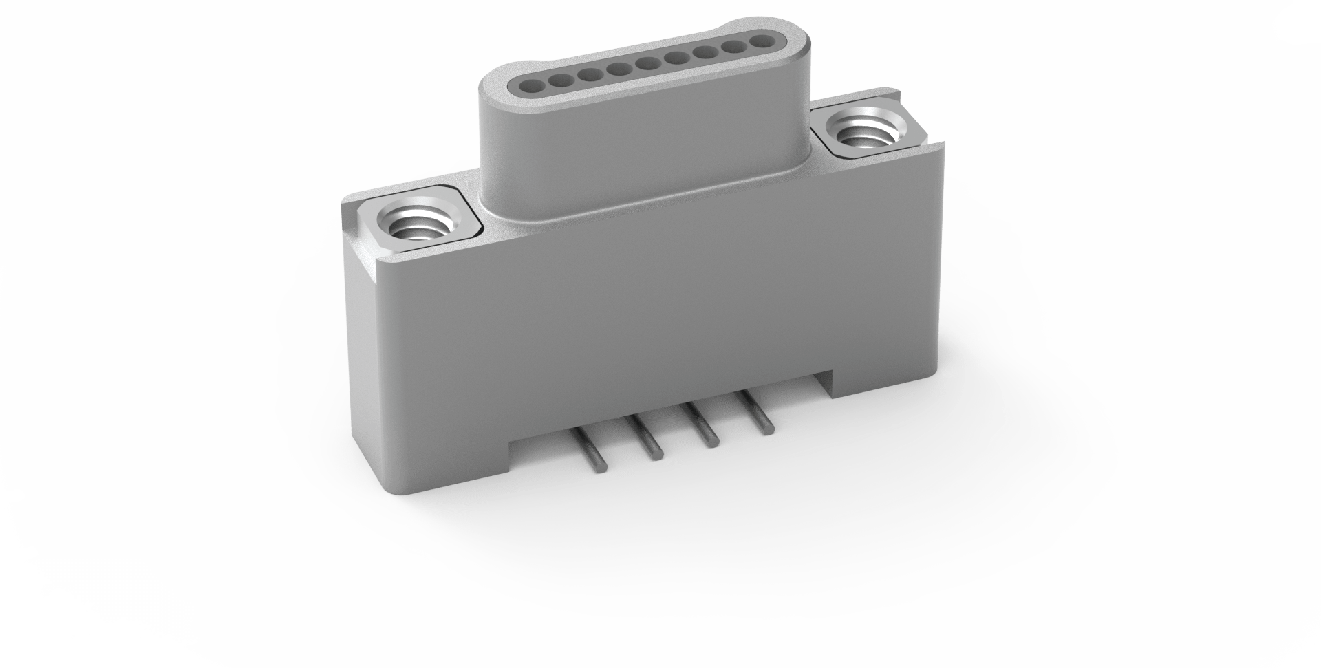 Nano D Metal Board Mount Smt Right Angle Receptacle 1 Row Nk1d