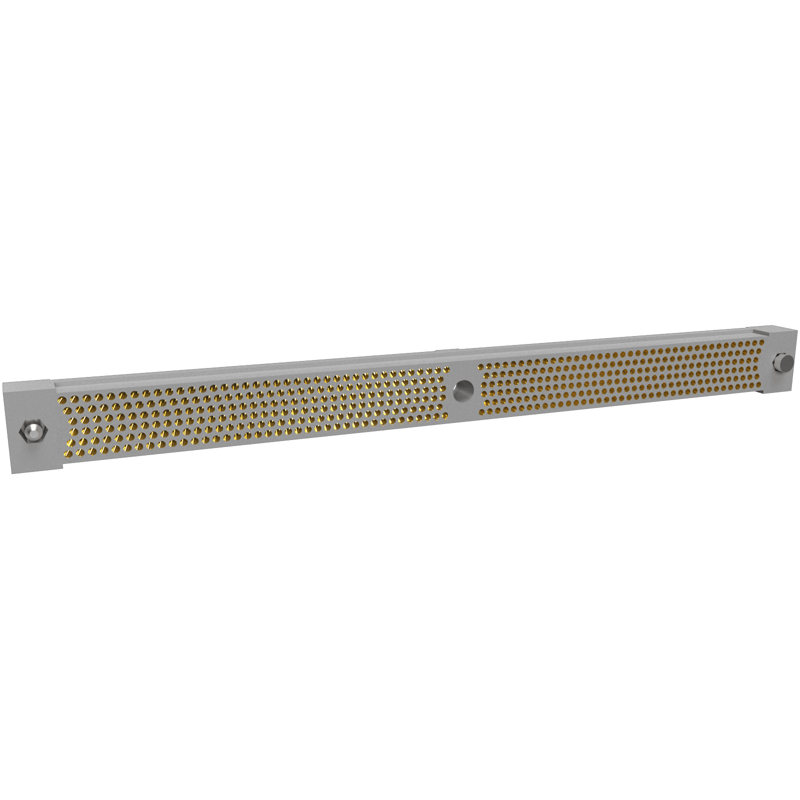 6 Row Right Angle Pth Pcb Connector With Mounting Ears Plug Rm67