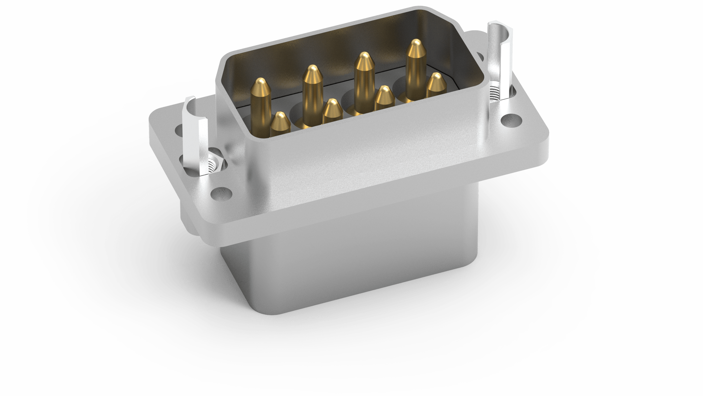 2 Row Straight Crimp Removable Connector Plug Rk23